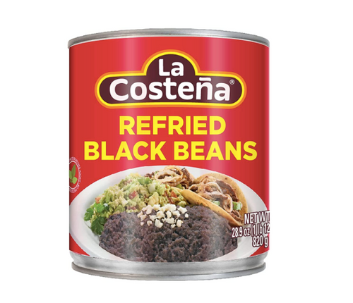 La Costena Refried Black Beans, 28.9 oz Frijoles en Lata | Garcia Plaza ...