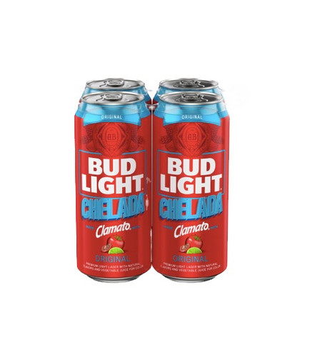 Bud Light Chelada Clamato Beer Cans 4pk 16oz | Garcia Plaza Bakery