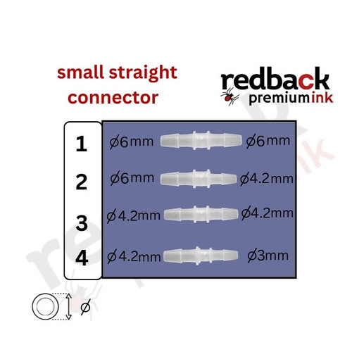 plastic barbed hose connectors | Redback Premium Ink