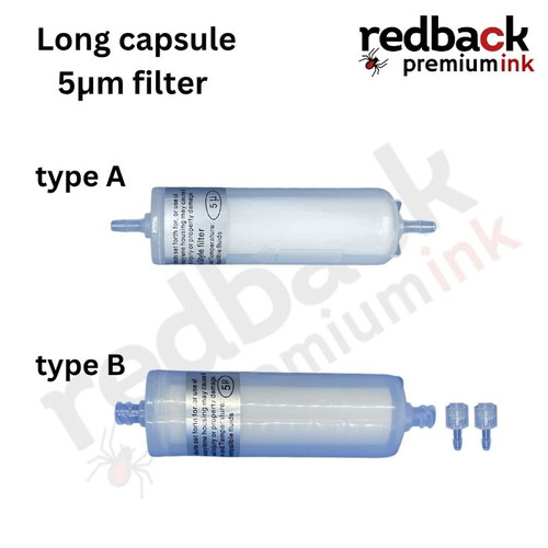cylindrical ink filter 5 micron for all inkjet printers 2 types A and B ...