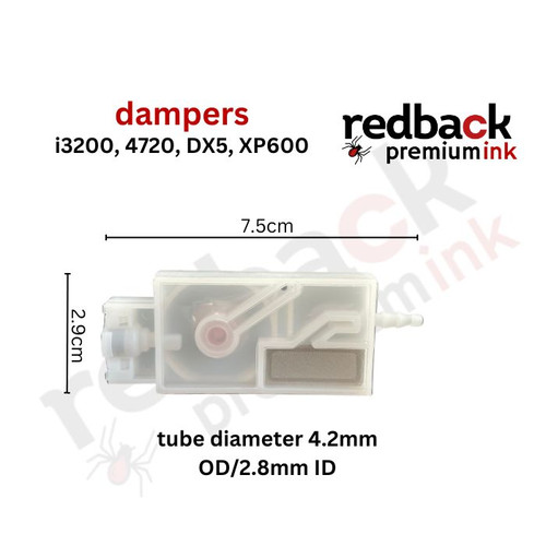 ink dampers For Epson print head i3200,4720,DX5,XP600 | Redback Premium Ink