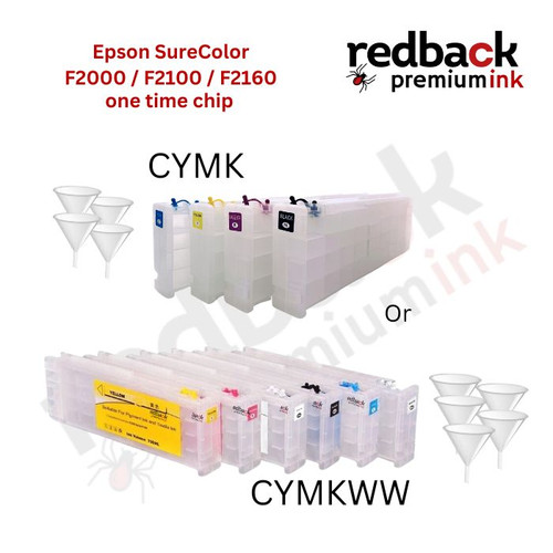 Epson SureColor F2000 / F2100/F2160 compatible empty refillable ...