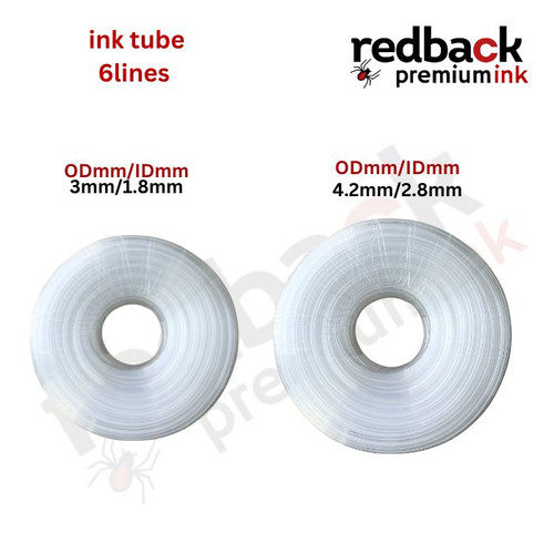 transparent ink tube (3mm/1.8mm) or (4.2mm/2.8mm), 2 meter 6 lines ...