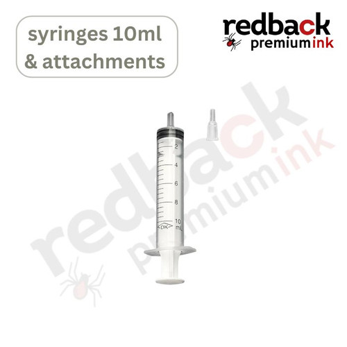 syringes with attachments 6pack or 12pack | Redback Premium Ink