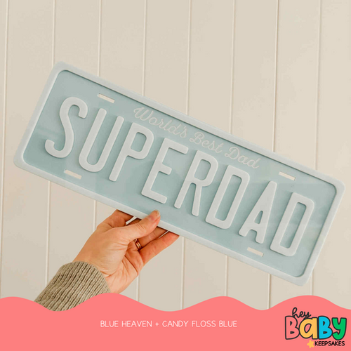 Personalised Licence Plate | Large | Hey Baby