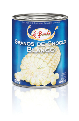 Choclo Blanco Entero, 800g | Alimentos La Banda