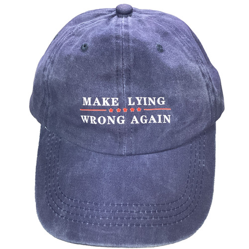 Make Lying Wrong Again Hat - Blue | Powered By Rainbows