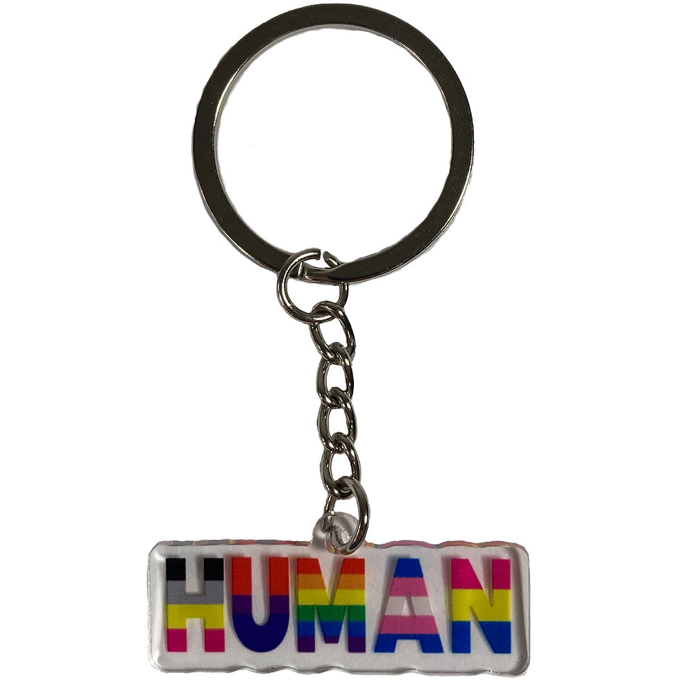 Human Keychain | Powered By Rainbows