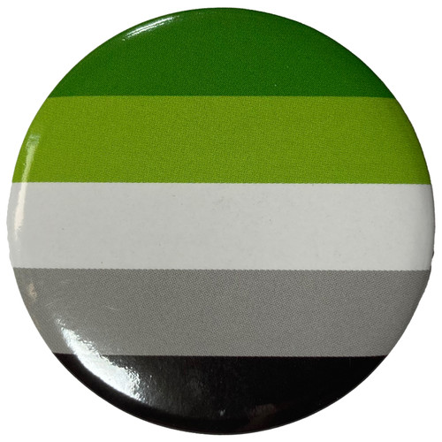 Aromantic Pride Pin | Powered By Rainbows