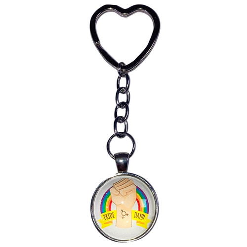 Fist Keychain | Powered By Rainbows
