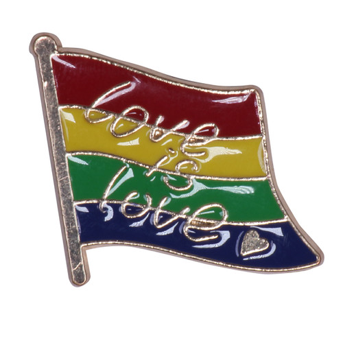Love is Love Flag Pin | Powered By Rainbows
