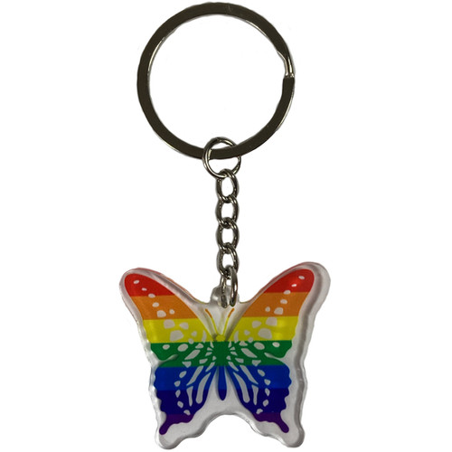 Rainbow Butterfly Keychain | Powered By Rainbows