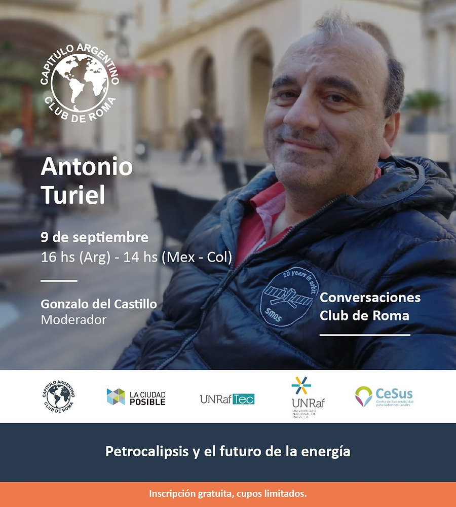 Antonio Turiel: Petrocalipsis y el futuro de la energía.