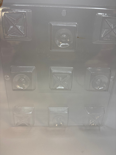 Fancy Squares Chocolate Mold | The Candy Lady