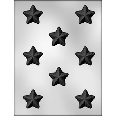 Stacked StarChocolate Mold, 1" | The Candy Lady