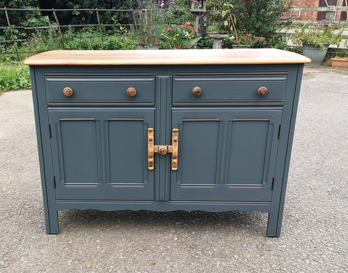 Custom Painted Vintage Ercol Dresser Sideboard - Simply Ercol Store