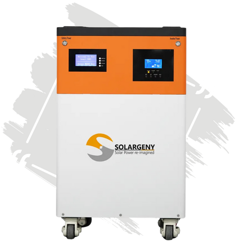 5kWh LiFePO4, 5kW Inverter, 120V Single-Phase | Solargeny