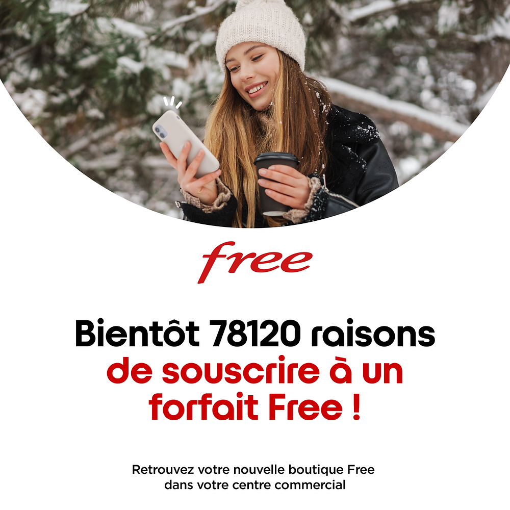 Ouverture de votre votre boutique Free le 13 mars 2024