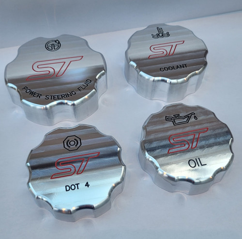 FIESTA ST150 - BILLET ENGINE FLUID CAP KIT | Quantum Quality Solu
