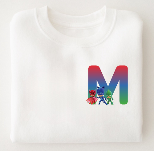 PJ masks Letter DTF transfer | DesignsbyKelly