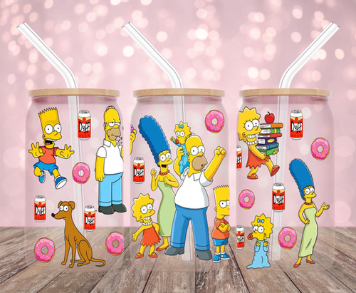 Simpsons UVDTF Libby cup wrap | DesignsbyKelly