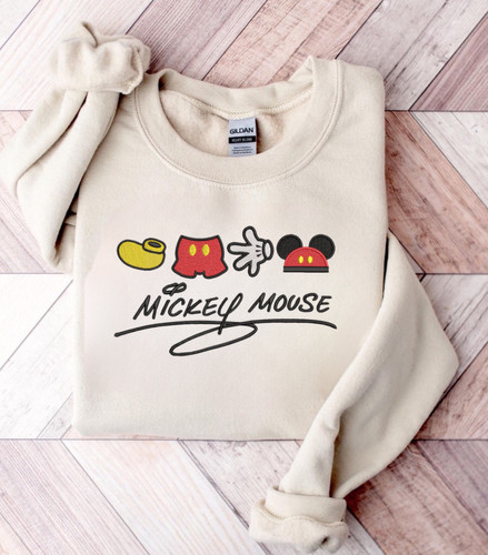 Mickey Mouse embroidery DTF transfer | DesignsbyKelly