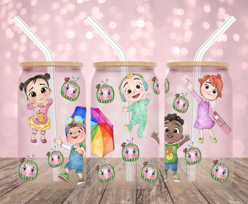 Cocomelon UVDTF Libby cup wrap | DesignsbyKelly