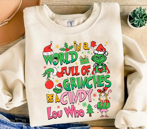 Grinch DTF transfer | DesignsbyKelly