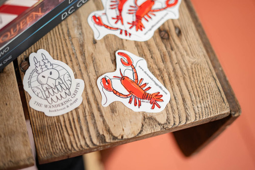 Lobster Sticker | 4 | THE WANDERING GRIFFIN BOOKHOUSE & SHOPPE