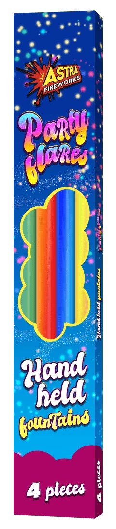 Party Flares Hand-held Fountain Pack | Essex Fireworks