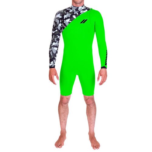 INDIGENT II MASCULINO VERDE E CAMUFLADO SHORTS MANGA LONGA | Janga Brasil