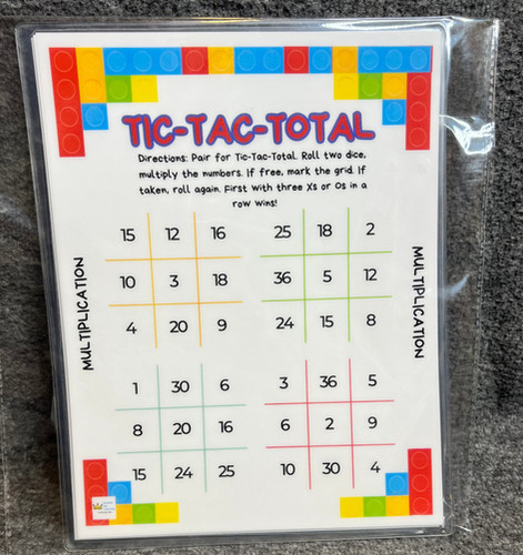 Tic-Tac-Total | Crowns Up Learning