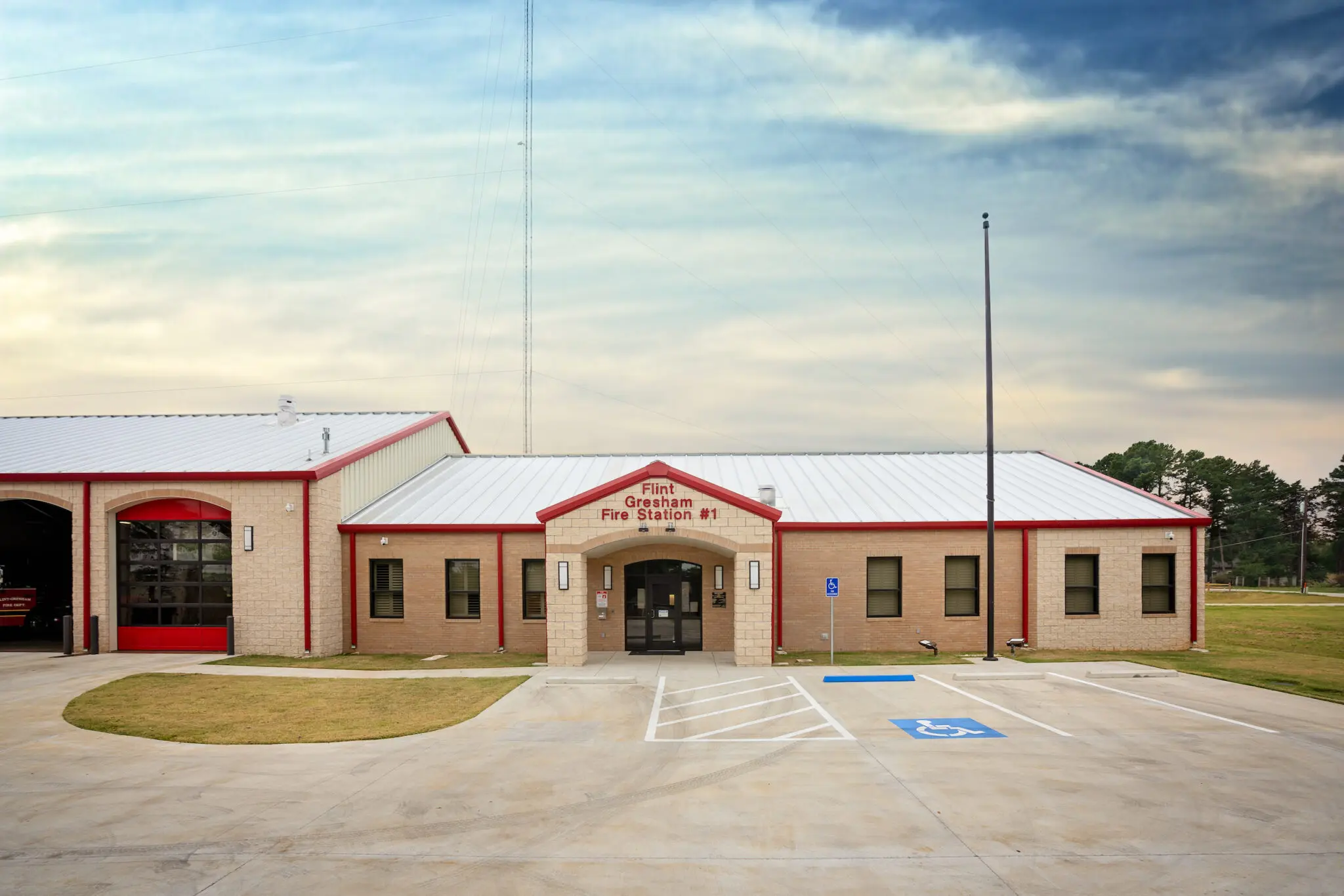 Flint Gresham Fire Station | Tyler Building Systems