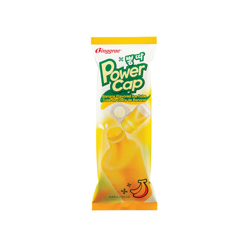 Binggrae Powercap Banana Flavored Ice Tube | Eugina Limited