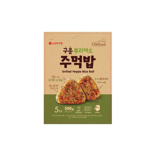 Lotte Grilled Veggie Rice Ball 500g | Eugina Limited
