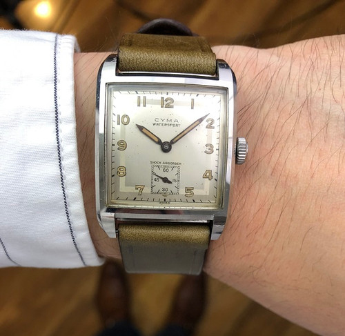 1945 CYMA WATERSPORT WATCH | sftimepieces