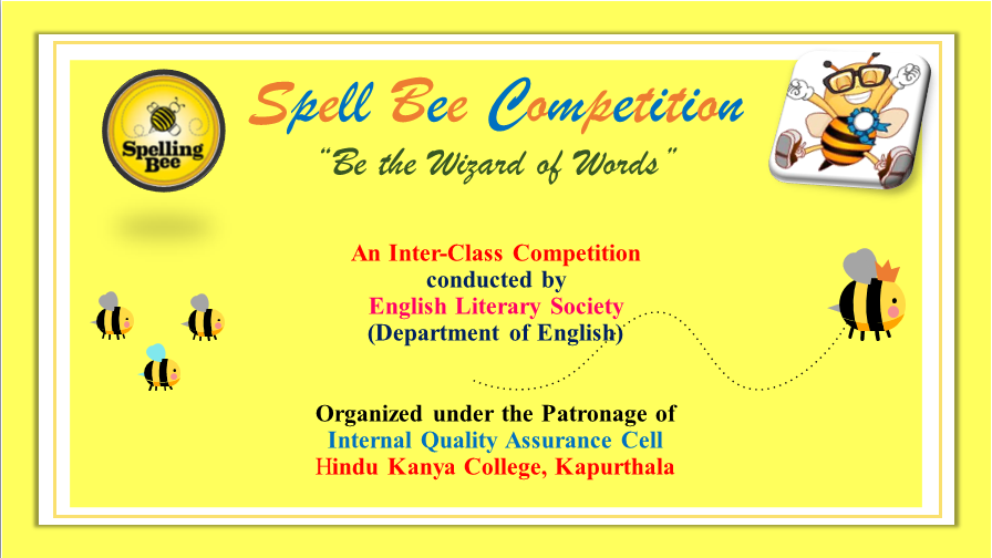 Inter Class Spell Bee Competition3117 | Hindu Kanya College