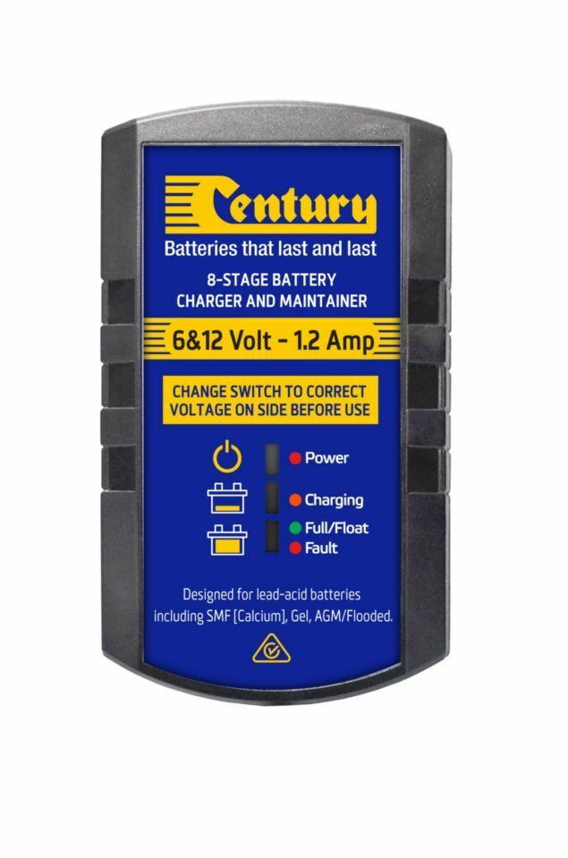 Century Battery Charger 6V & 12V 1.2A | Rosewood Harvesting