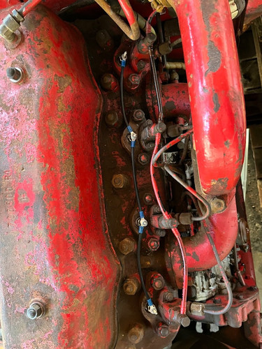 Glow Plug Kit International AWD6 AWD7 A554 564 Tractor w IH AD264 ...