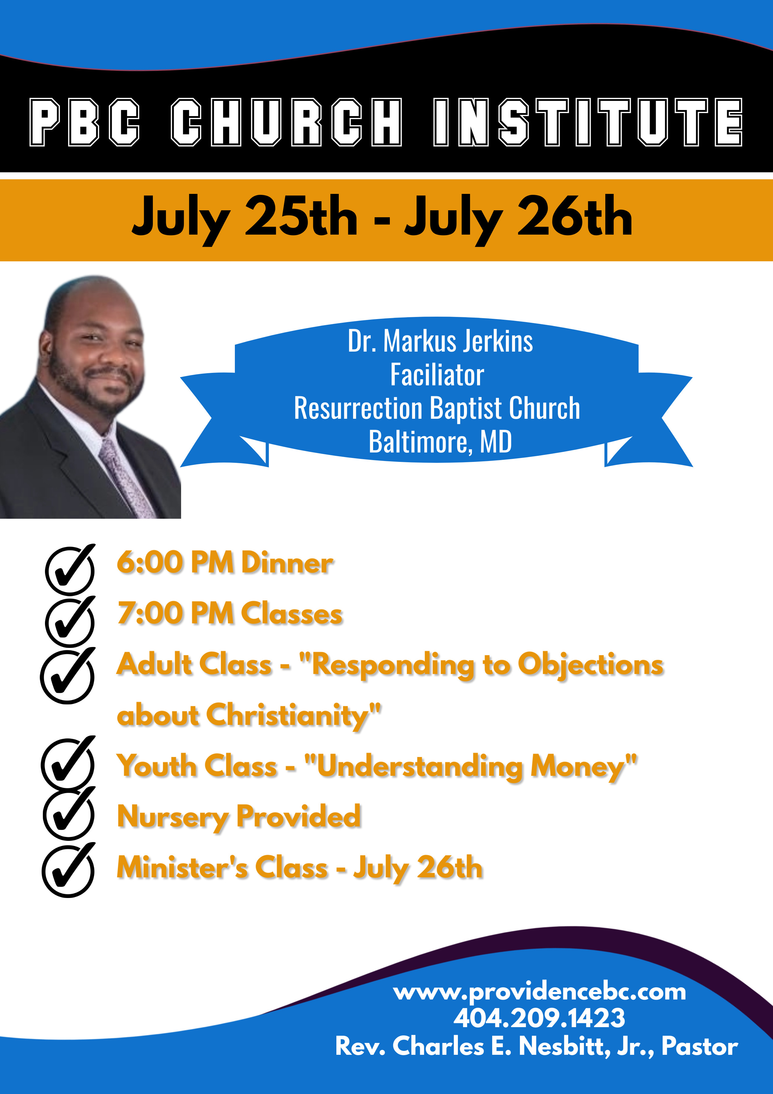 PBC Church Institute | PBC