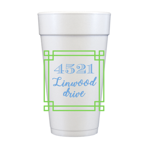 Greek Key Address | SailerMadeCo