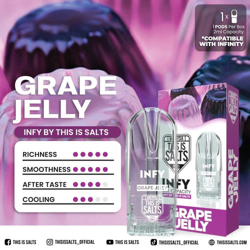 Infy Pod Grape Jelly | Relx vape Thailand