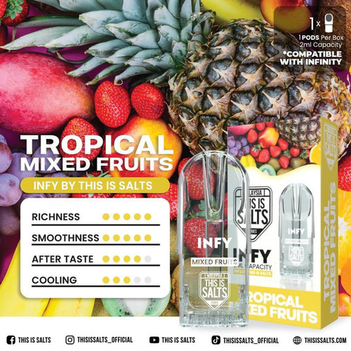 infy pod tropical mixed fruits | Relx vape Thailand