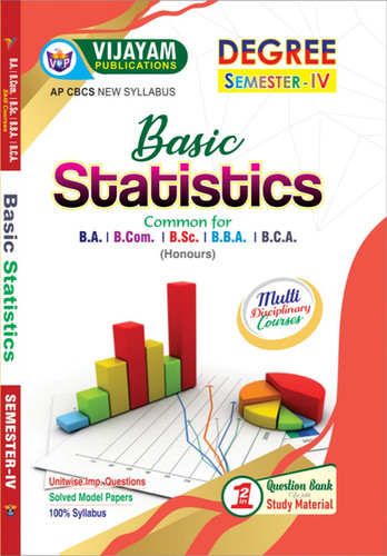 Multidisciplinary - Basic Statistics - SEM4 | Vijayam Publication