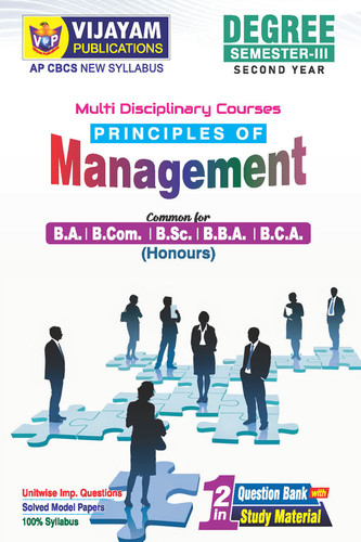 Multi Disciplinary Course: Principles of Management - SEM3 | Vijayam ...