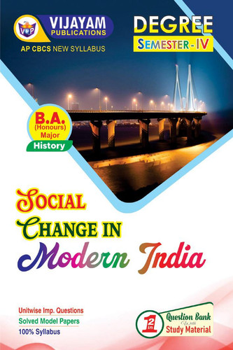B.A.Major:History - Social Change in Modern India - SEM4 | Vijayam ...