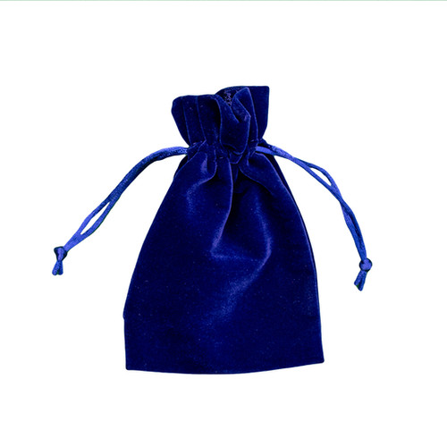 Blue Velvet Drawstring Bags 10cm x 15cm 10 Pack | Kerry