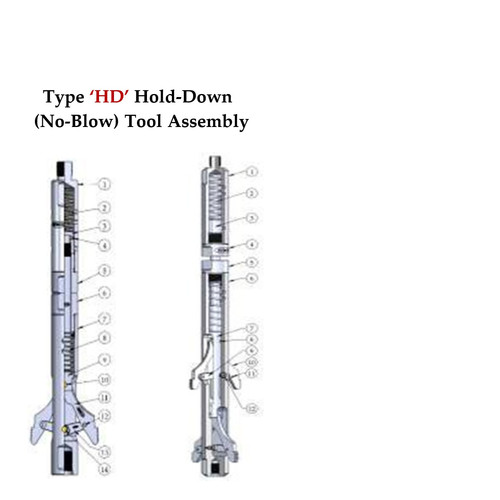 Type 'HD' Hold-Down (No-blow) Tool | Rebco Oil Tools, Inc.