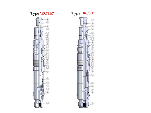 Type 'ROTR' and 'ROTX' SELECTIVE TEST TOOL | Rebco Oil Tools, Inc.