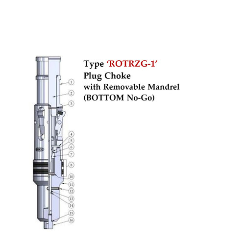 Type 'ROTRZG-1' PLUG CHOKE with REMOVABLE MANDREL BOTTOM NO-GO | Rebco ...